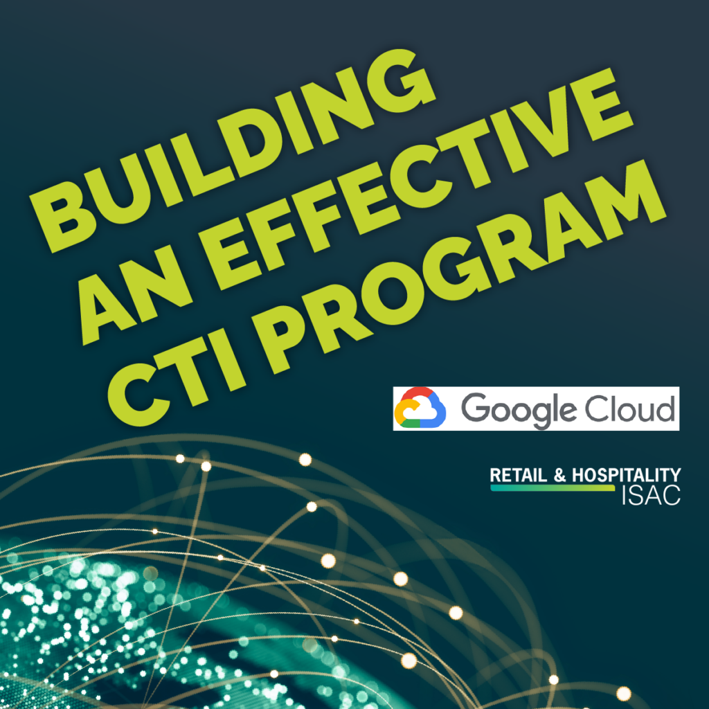 RH-ISAC | Training in Chicago: Building an Effective CTI Program - RH-ISAC